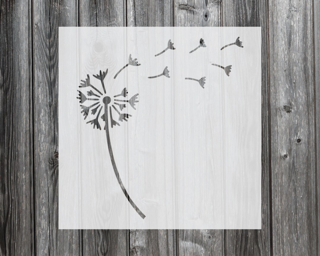 Dandelion Stencil, Reusable Stencil for Painting, 191 - Etsy