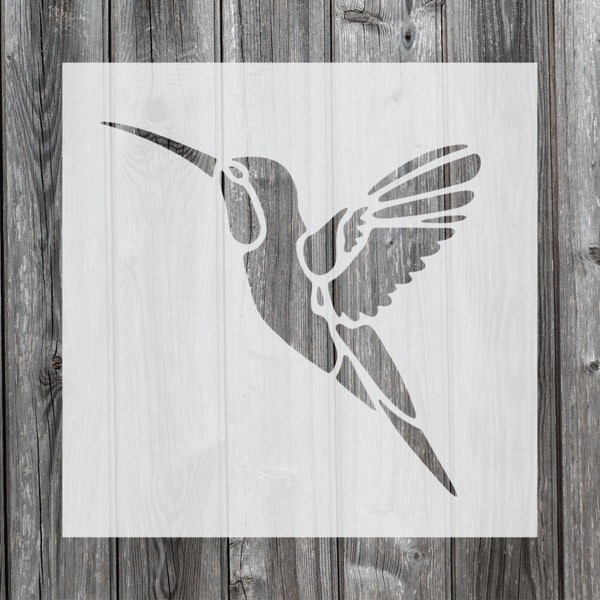 Hummingbird Stencil - Etsy
