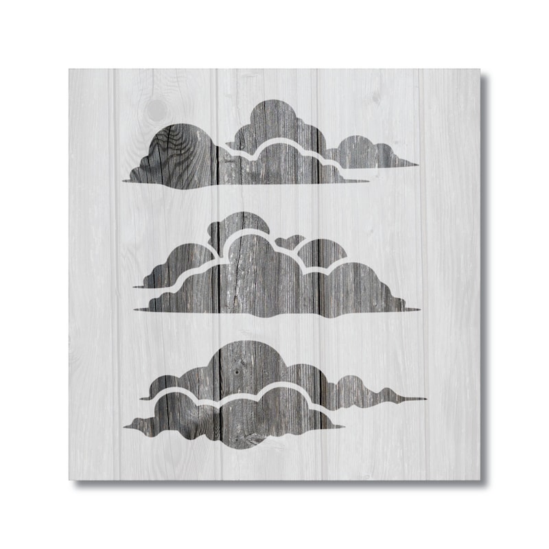 Cloud Wall Stencil - Etsy