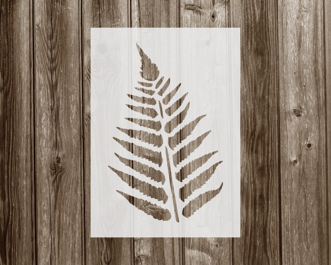 Fern Stencil, Reusable Stencil for Painting, 1049 - Etsy