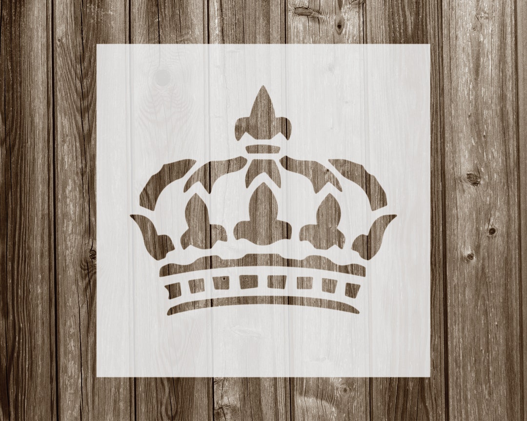 Crown Stencil, Reusable Stencil for Painting, 993 - Etsy