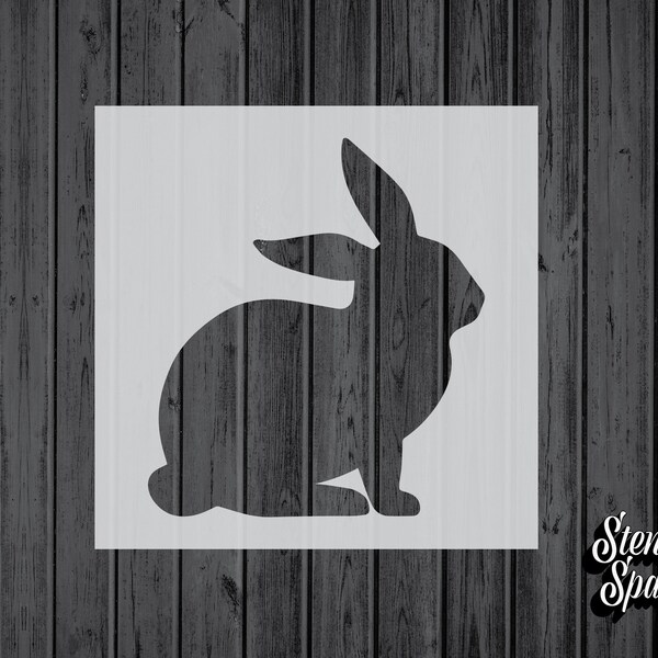 Rabbit Stencil - Etsy