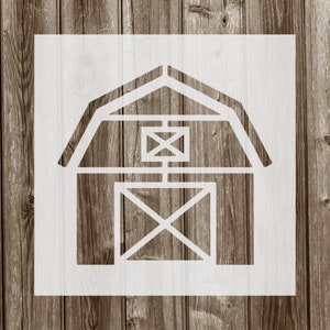 Barn Stencil, Reusable Stencil for Painting, 982 - Etsy