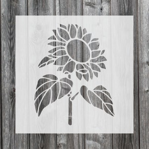 Giant Sunflower Stencil - Etsy