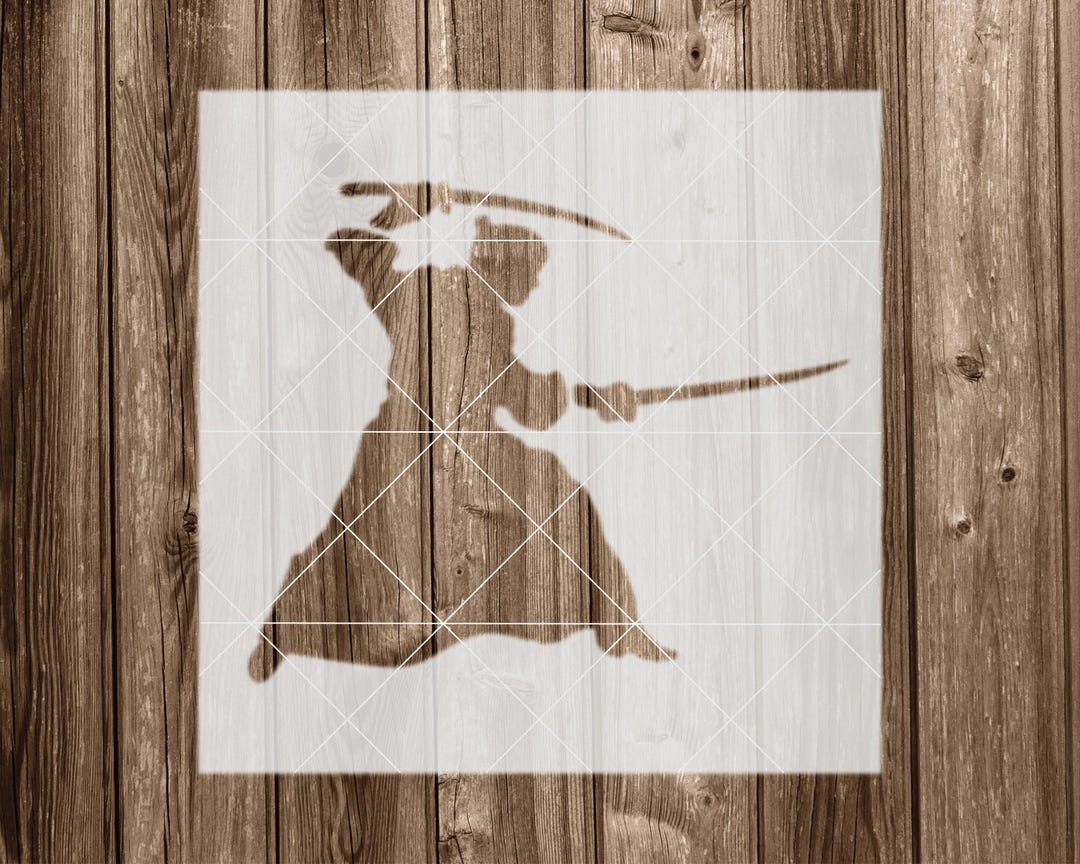 Samurai Stencil, Reusable Stencil for Painting, 2285 - Etsy