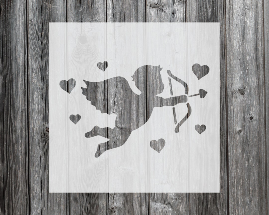 Cupid Stencil, Reusable Stencil for Painting, 951 - Etsy