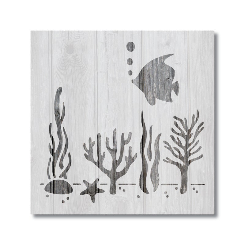 Sea Life Stencils - Etsy