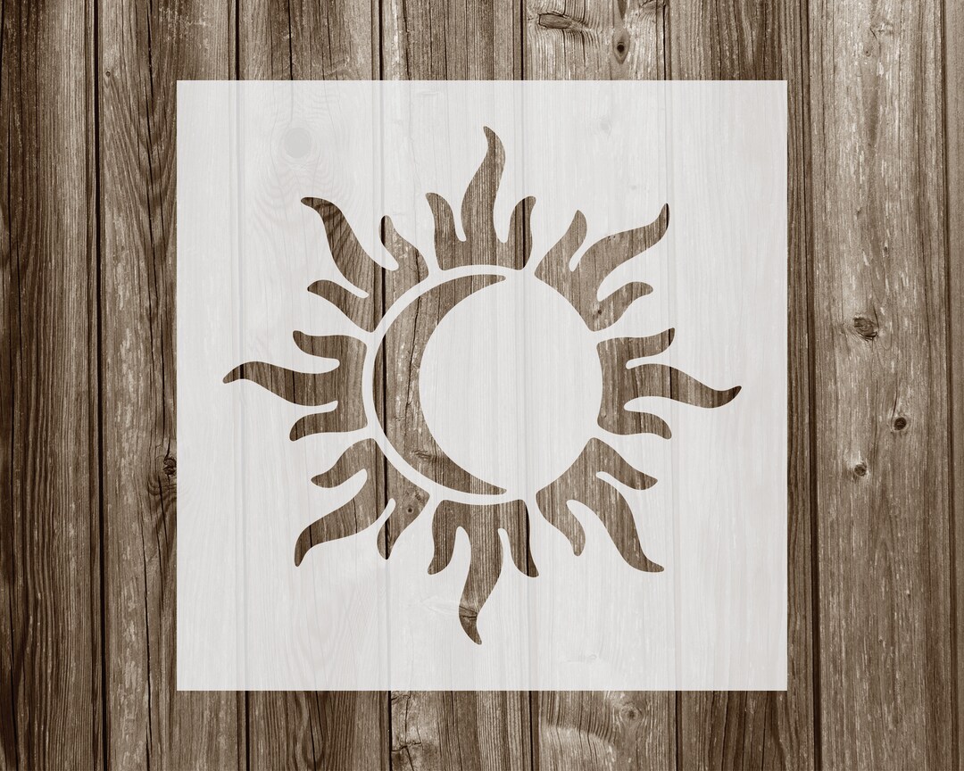 Sun Moon Stencil, Reusable Stencil for Painting, 1000 - Etsy