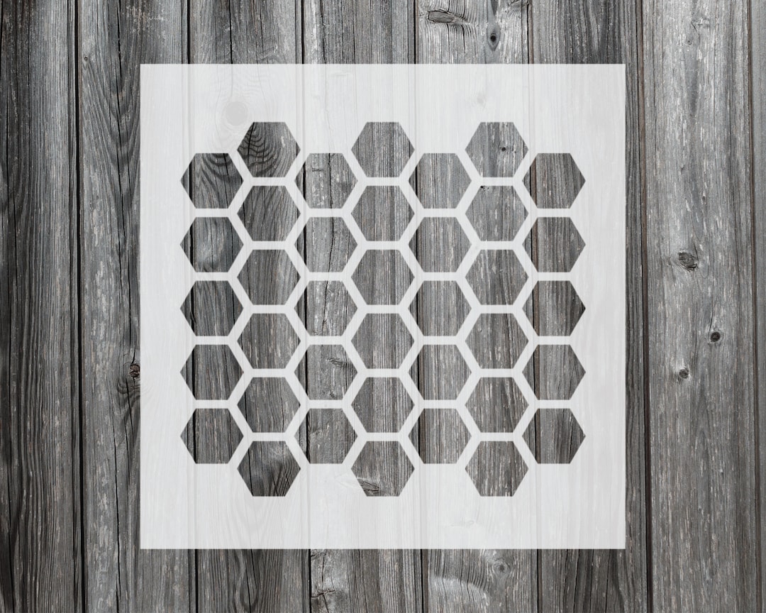 Honeycomb Stencil, Reusable Stencil for Painting, 691 - Etsy