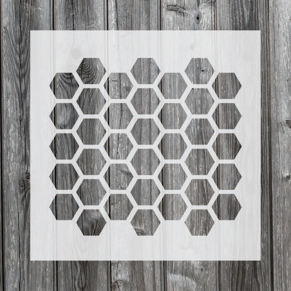 Hexagon Stencil - Etsy
