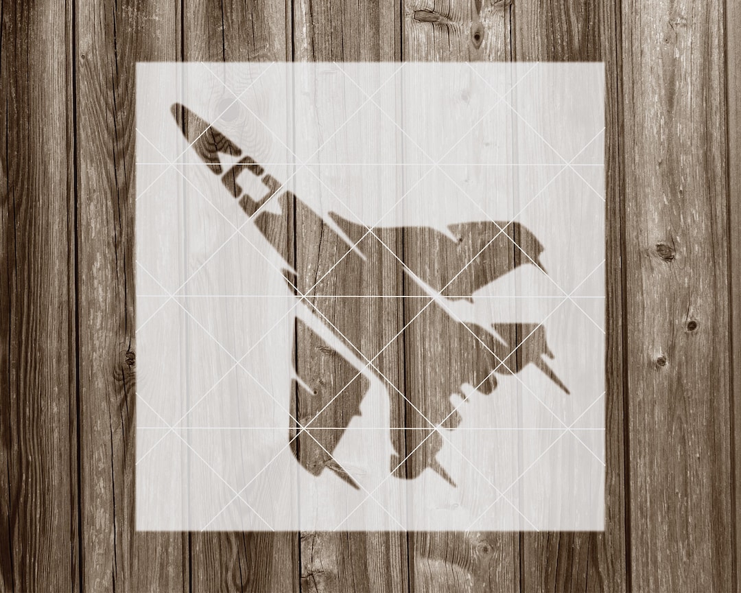 Jet Stencil, Reusable Stencil for Painting, 1092 - Etsy
