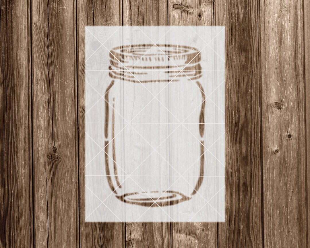 Jar Stencil, Reusable Stencil for Painting, 2284 - Etsy