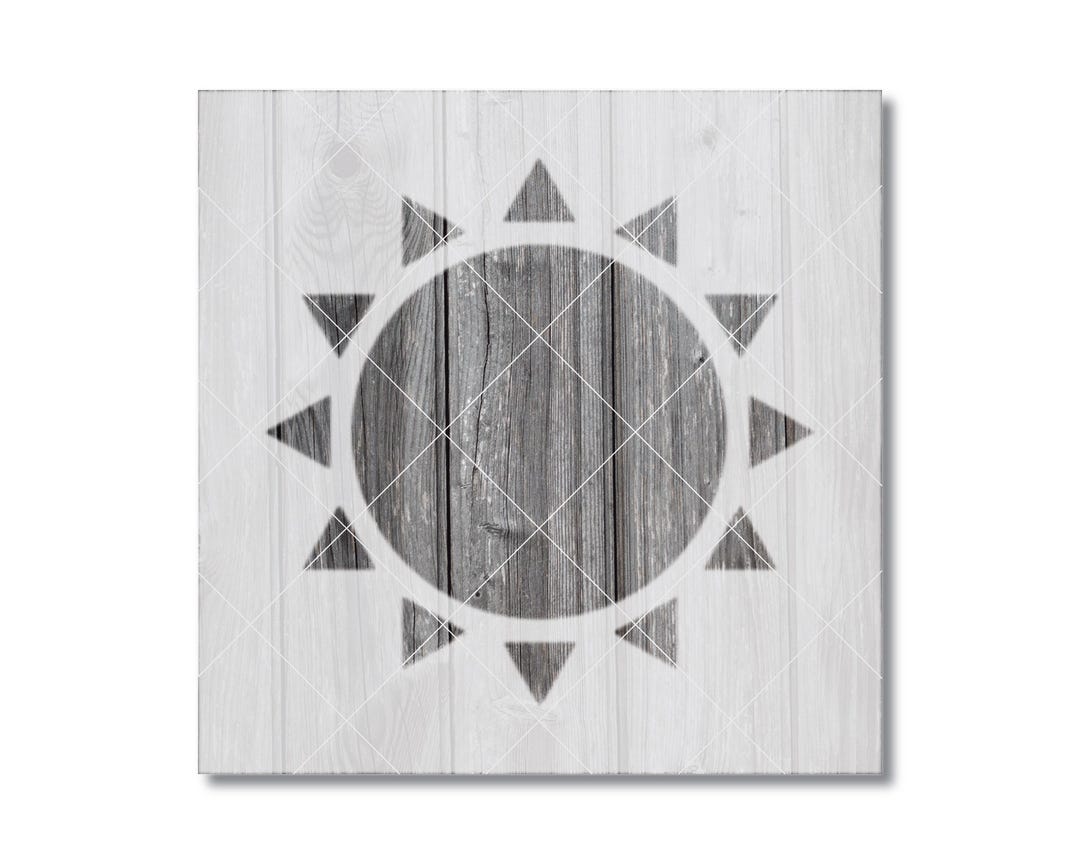 Sun Stencil, Reusable Stencil for Painting, 1059 - Etsy