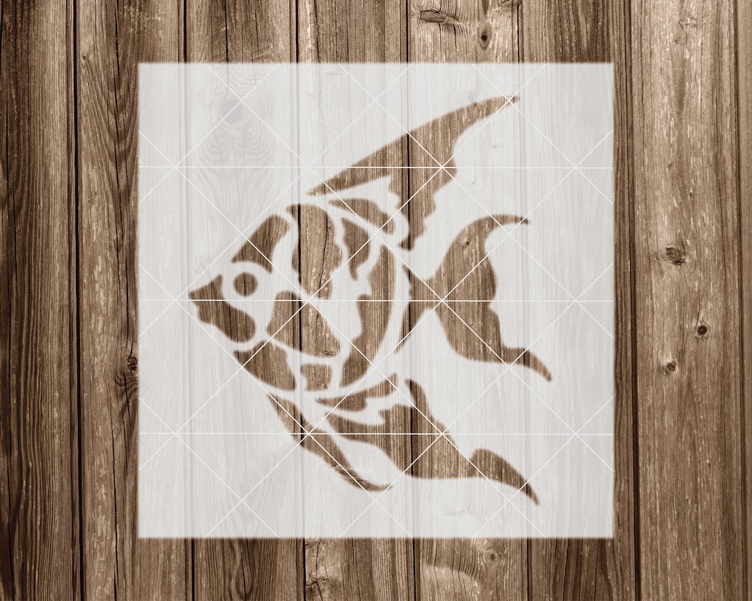 Fish Stencil, Reusable Stencil for Painting, 2168 - Etsy