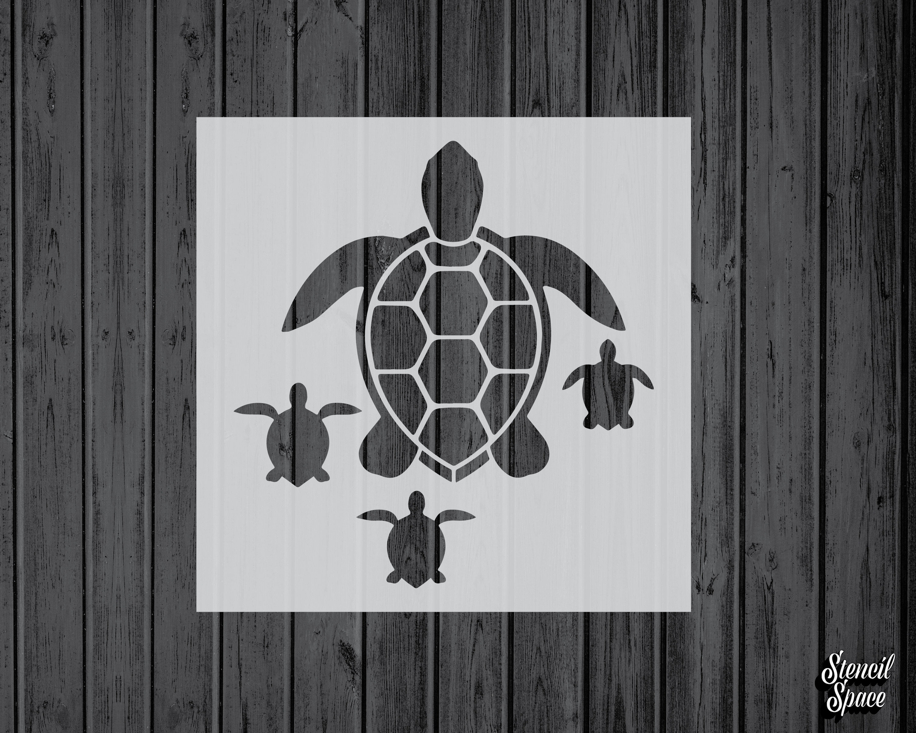 Turtle Stencil