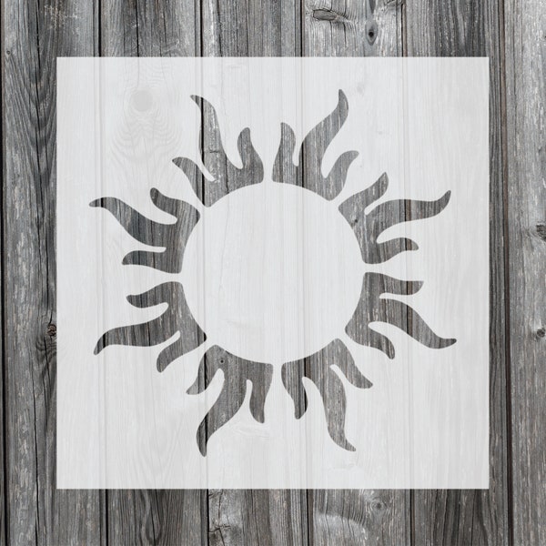 Sun Stencil - Etsy