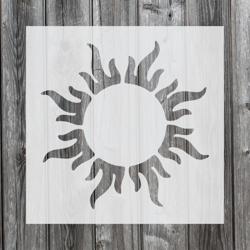 Sun Stencil - Etsy