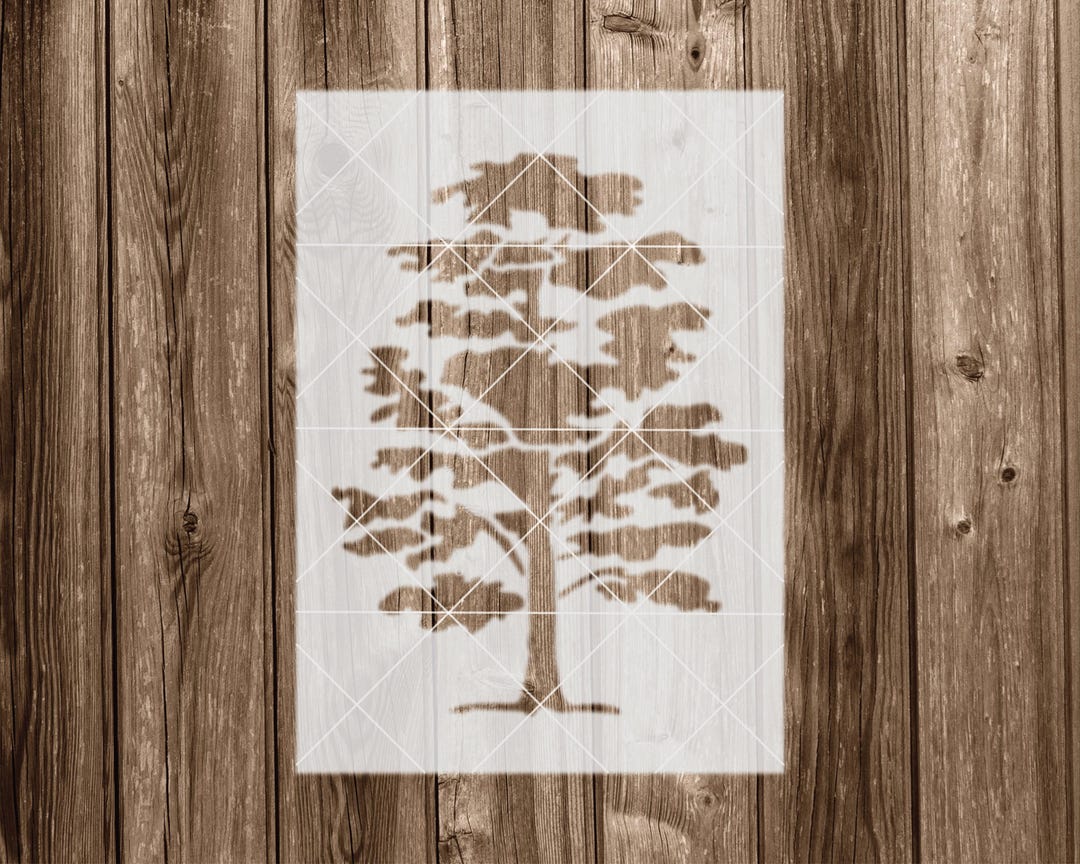 Tree Stencil, Reusable Stencil for Painting, 2143 - Etsy