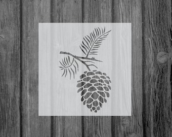 Pine Cone Stencil - Etsy