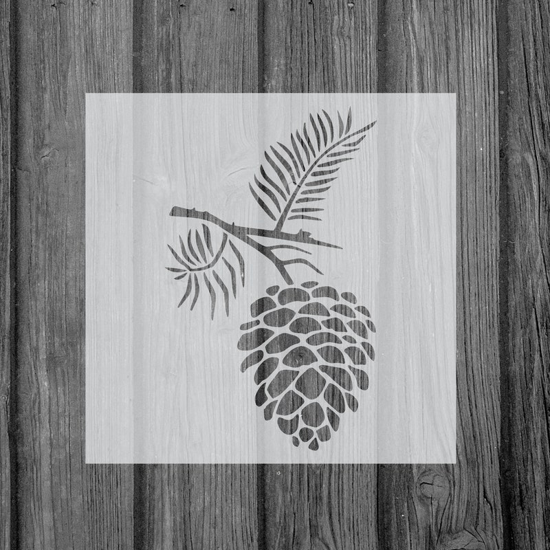 Pine Cone Stencil - Etsy