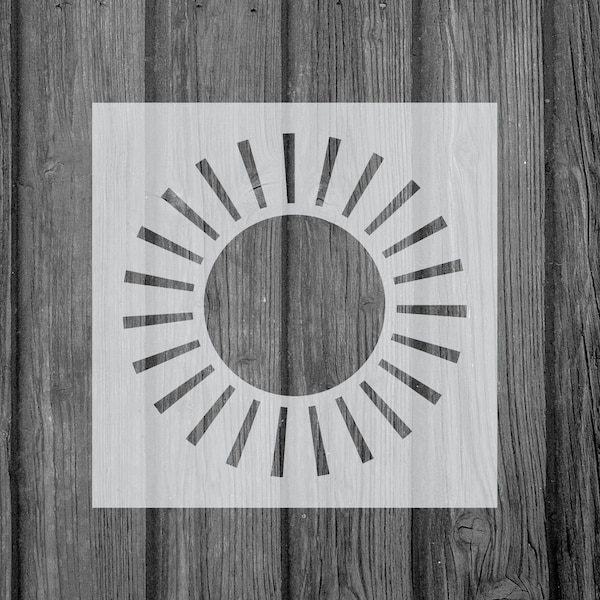 Sun Stencil - Etsy