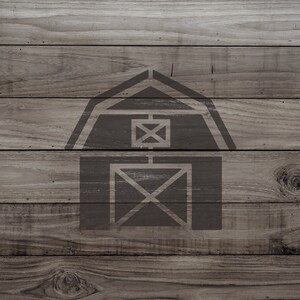 Barn Stencil, Reusable Stencil for Painting, 982 - Etsy