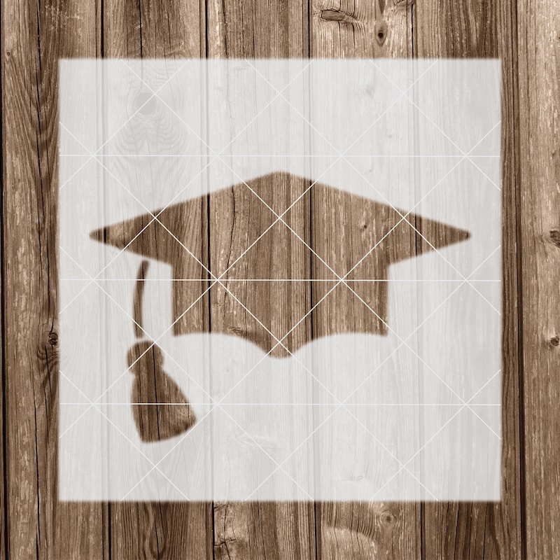 Graduation Stencil - Etsy