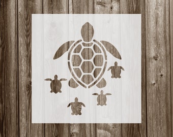 Turtle Stencil REUSABLE, DURABLE, WASHABLE Craft Stencil Use for Signs, Walls, Canvas & More - Etsy