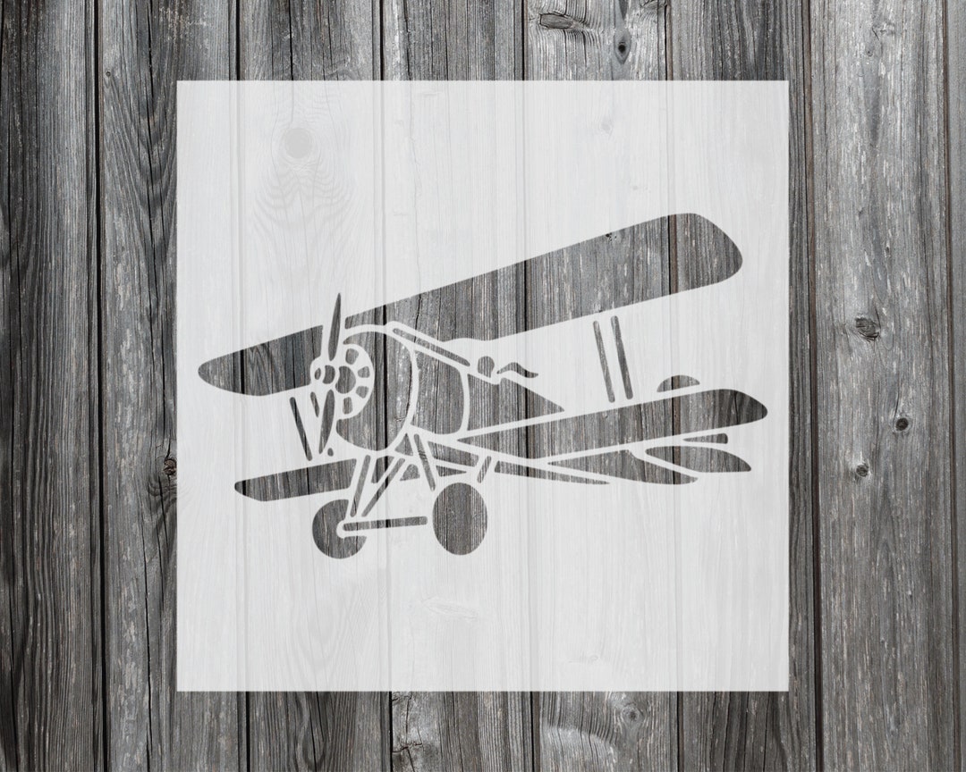 Airplane Stencil, Reusable Stencil for Painting, 351 - Etsy