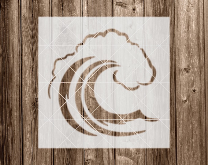 Wave Stencil, Reusable Stencil for Painting, 2133 - Etsy