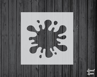 Splatter Stencil | Etsy