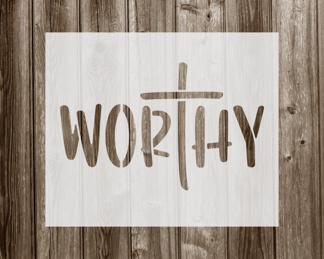 Worthy Stencil, Reusable Stencil for Painting, 926 - Etsy