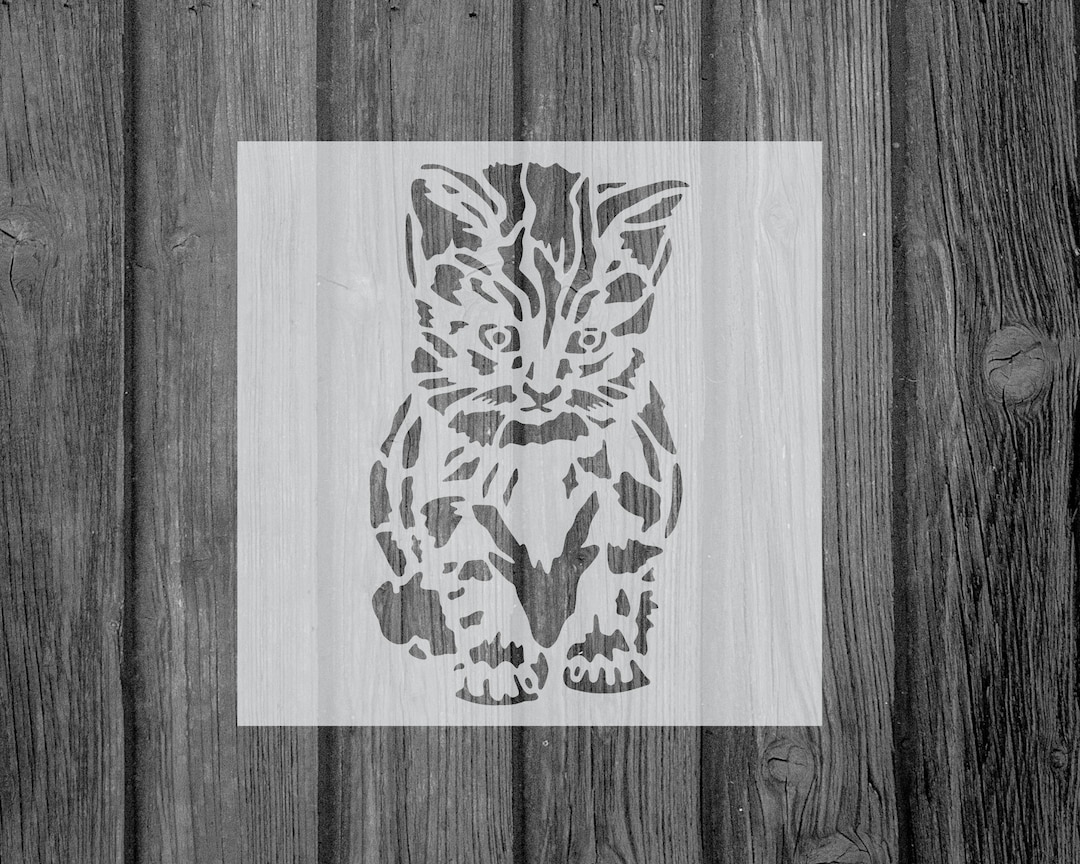 Cat Stencil, Reusable Stencil for Painting, 289 - Etsy