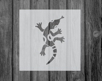 Aztec Lizard Stencil - Etsy
