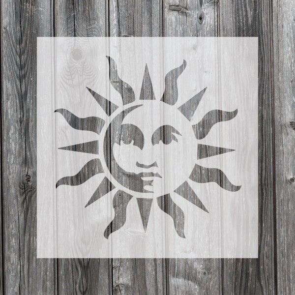 Sun Stencil - Etsy