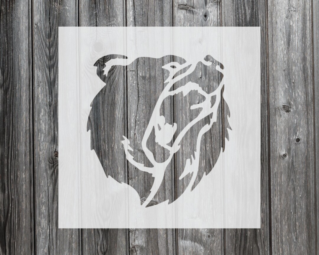 Bear Stencil, Reusable Stencil for Painting, 748 - Etsy