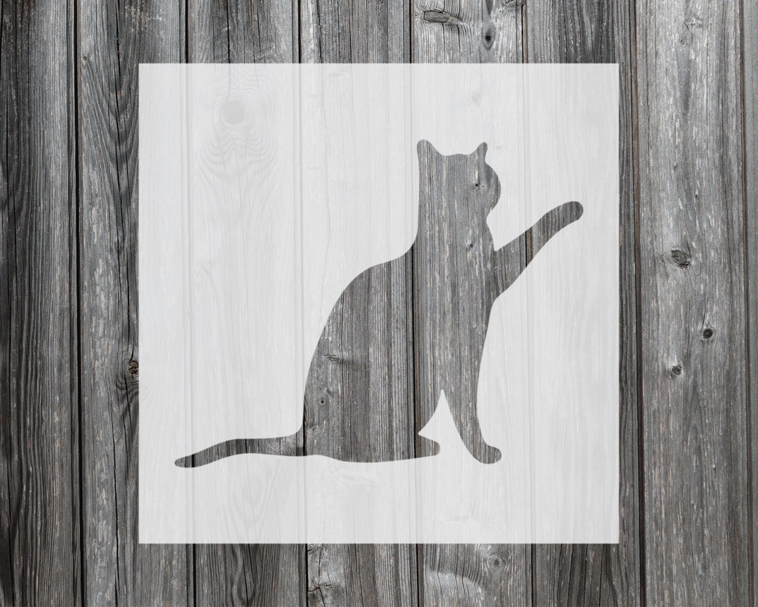 Cat Stencil, Reusable Stencil for Painting, 115 - Etsy