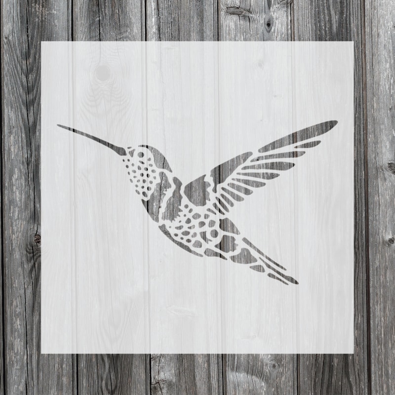 Hummingbird Stencil - Etsy
