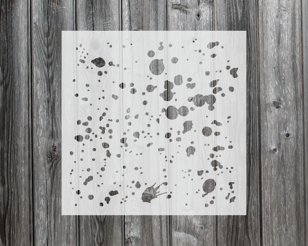 Splatter Stencil, Reusable Stencil for Painting, 346 - Etsy