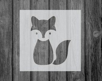 Fox Stencil, Mylar Reusable Stencil, Stencil, FAST SHIPPING - Etsy