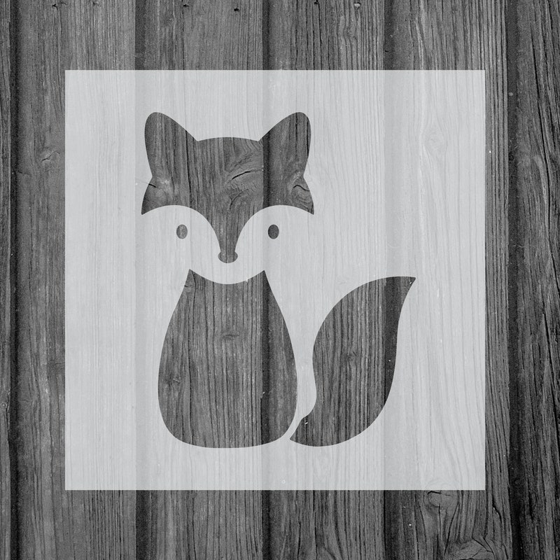 Fox Stencil - Etsy