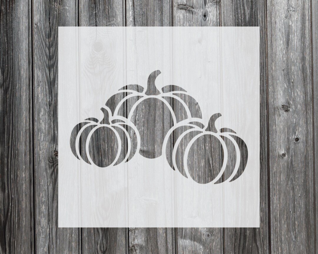 Pumpkins Stencil, Reusable Stencil for Painting, 827 - Etsy