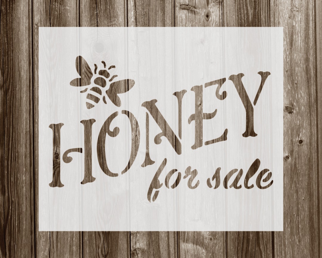 Honey Stencil, Reusable Stencil for Painting, 981 - Etsy
