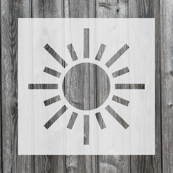 Sun Stencil - Etsy