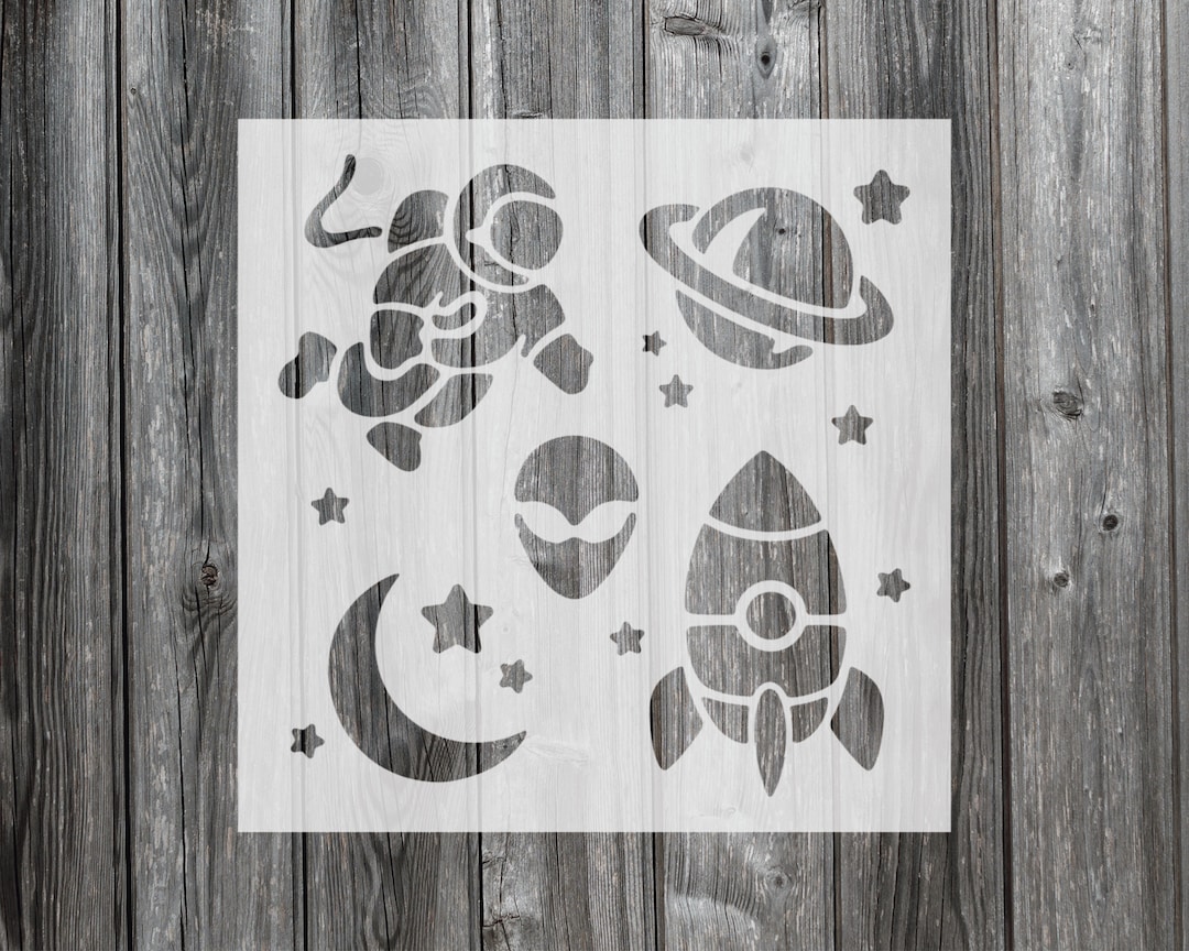 Space Stencil, Reusable Stencil for Painting, 864 - Etsy