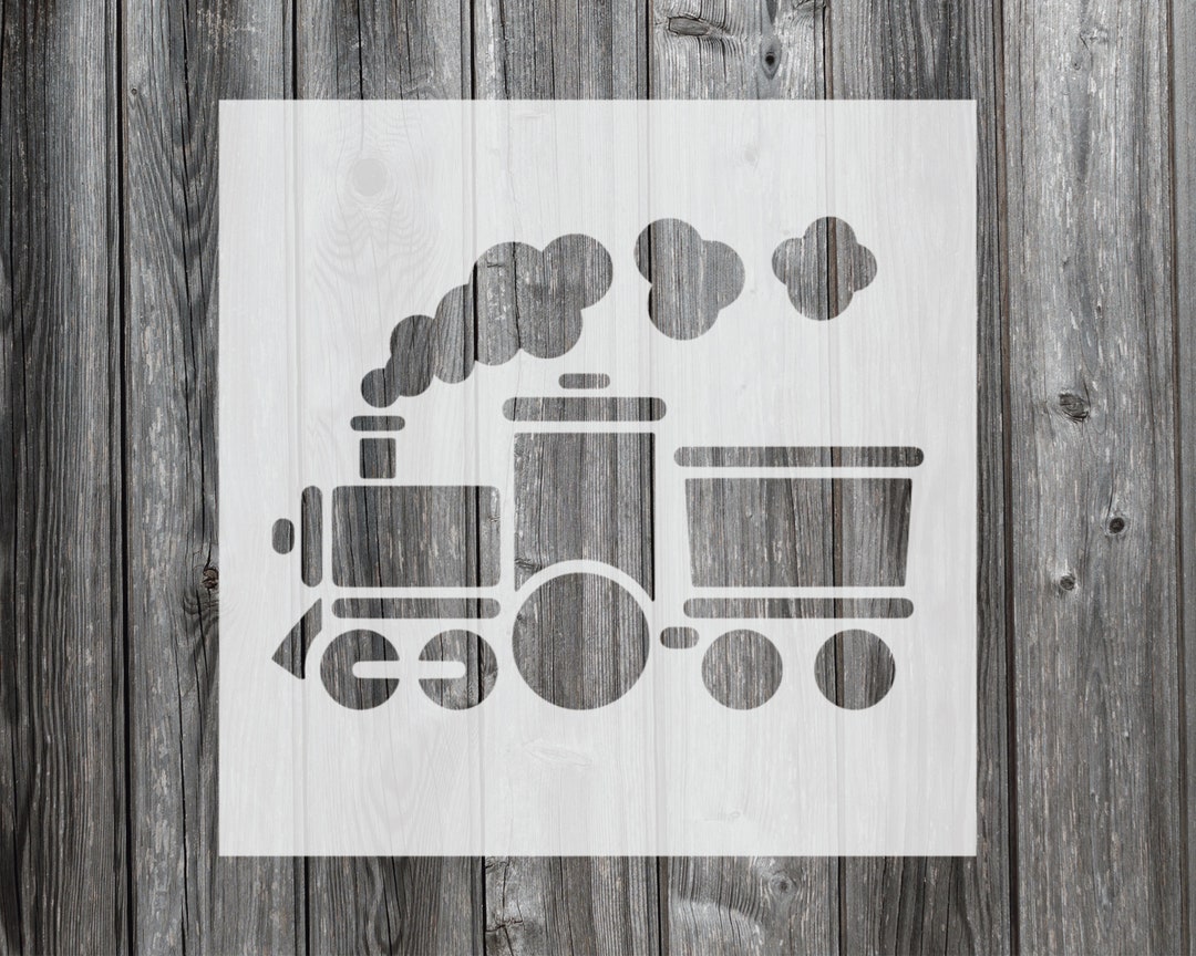Train Stencil, Reusable Stencil for Painting, 846 - Etsy