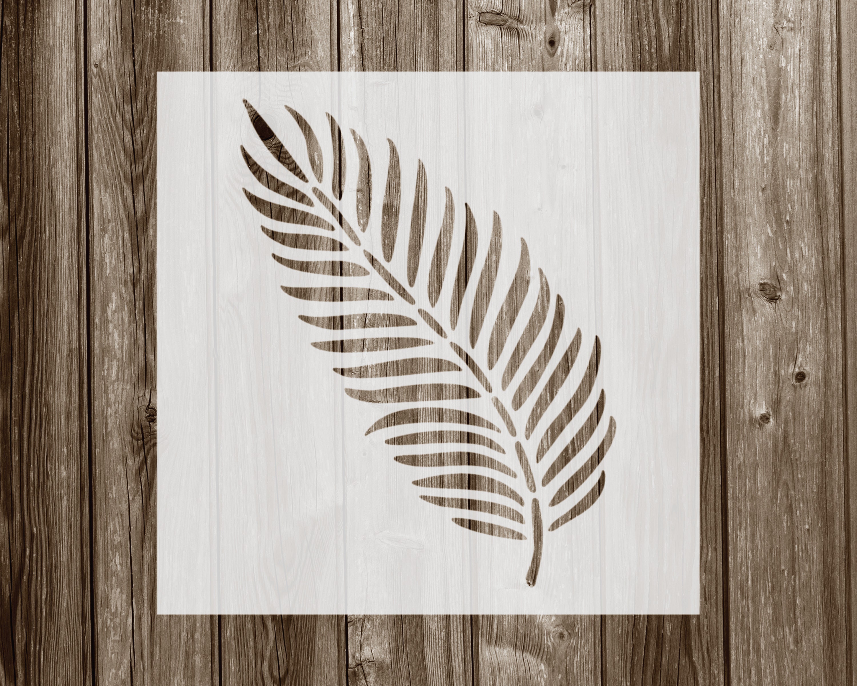 Palm Leaf Stencil, Reusable Stencil for Painting, 628 - Etsy