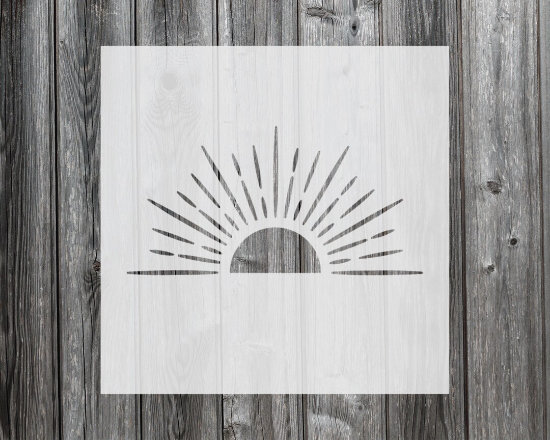Sun Stencil, Reusable Stencil for Painting, 800 - Etsy