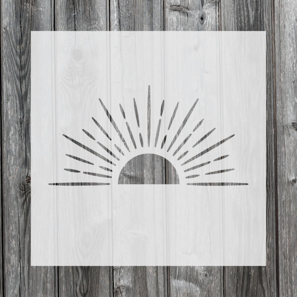 Sun Stencil - Etsy