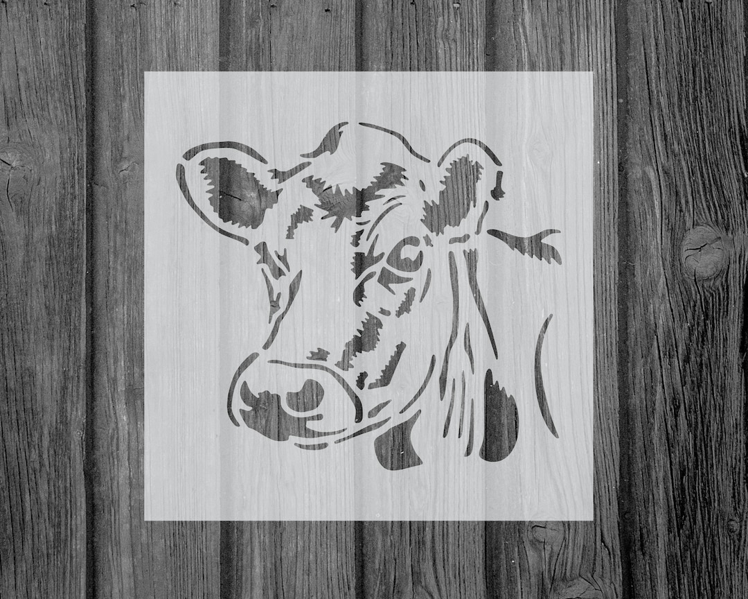 Cow Stencil, Reusable Mylar Craft Stencil for Painting, 763 - Etsy
